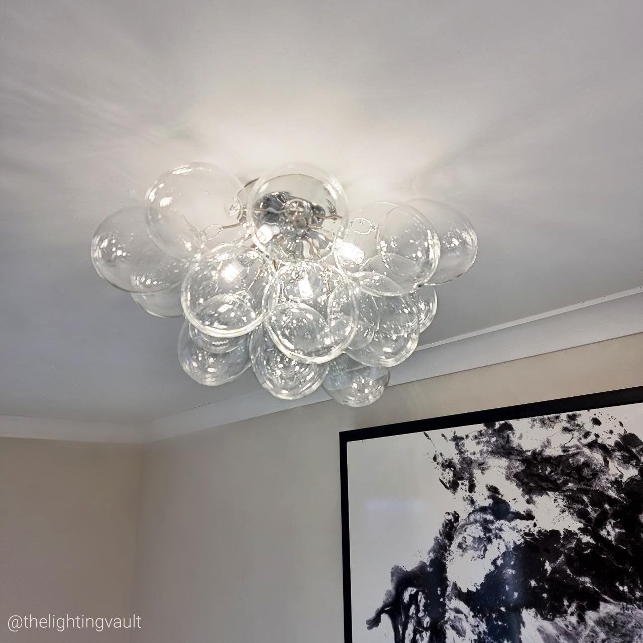 Loxton Bubble Glass Ceiling Lights – Modern Pendant & Flush | The ...