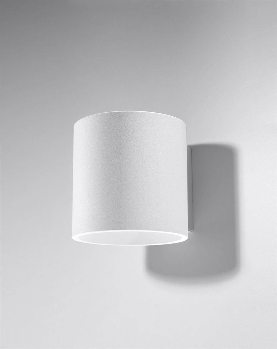 Modern Tube Up And Down Indoor Wall Light In Black Or White – The ...