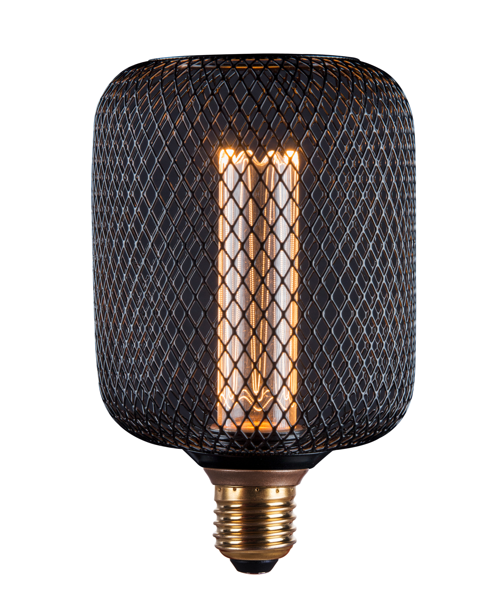 3.5W Wire Mesh Cylinder LED Light Bulb 100MM ES E27 – The Lighting Vault