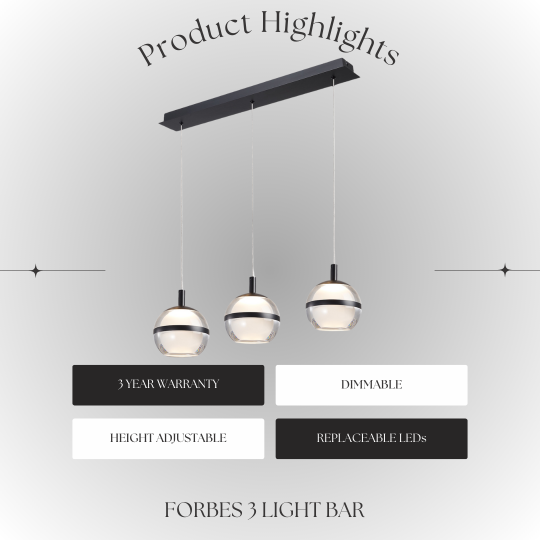 Modern Rectangular Kitchen Island Pendant Bar Ceiling Light – The ...