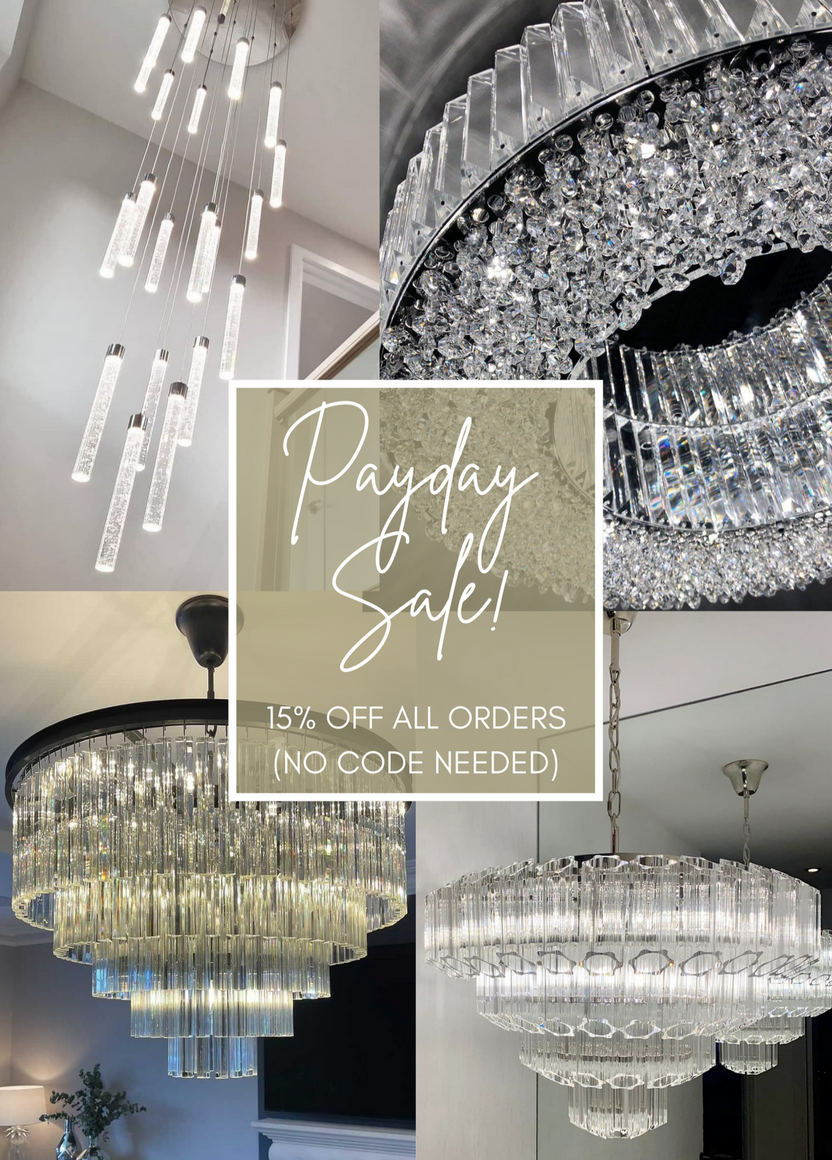 Statement Size Large Ceiling Chandelier And Flush Lights – The Lighting ...