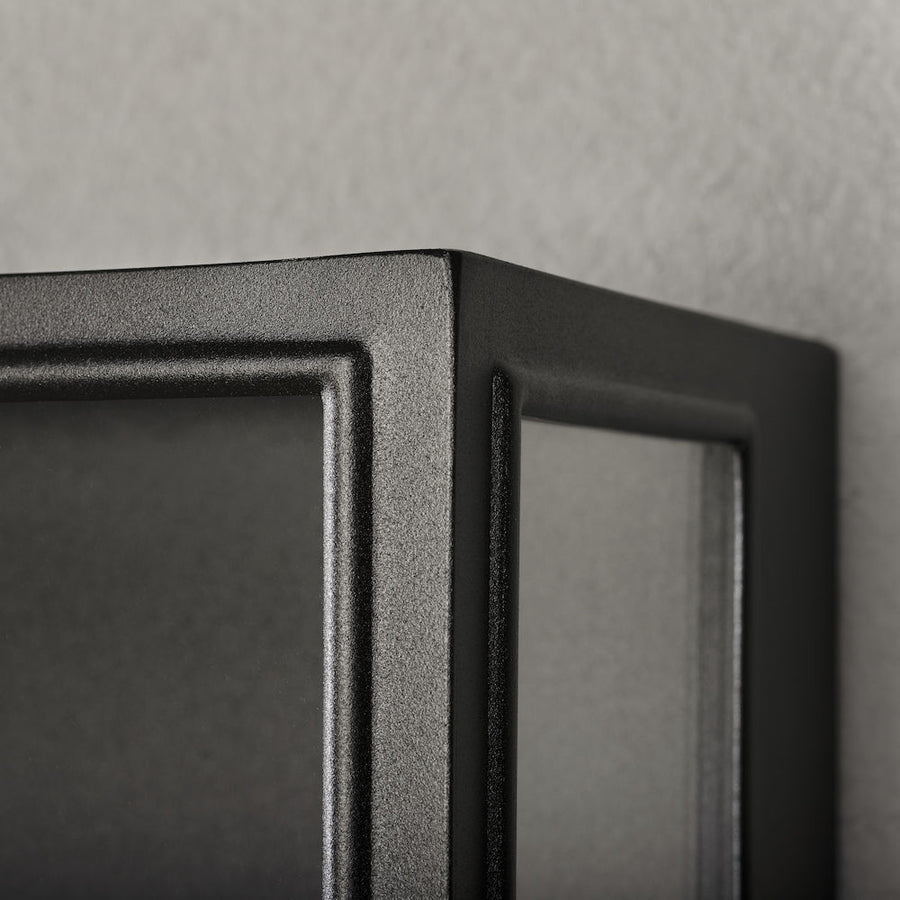 Atri Outdoor IP44 Rated Wall Light With Clear Glass Panels – The ...